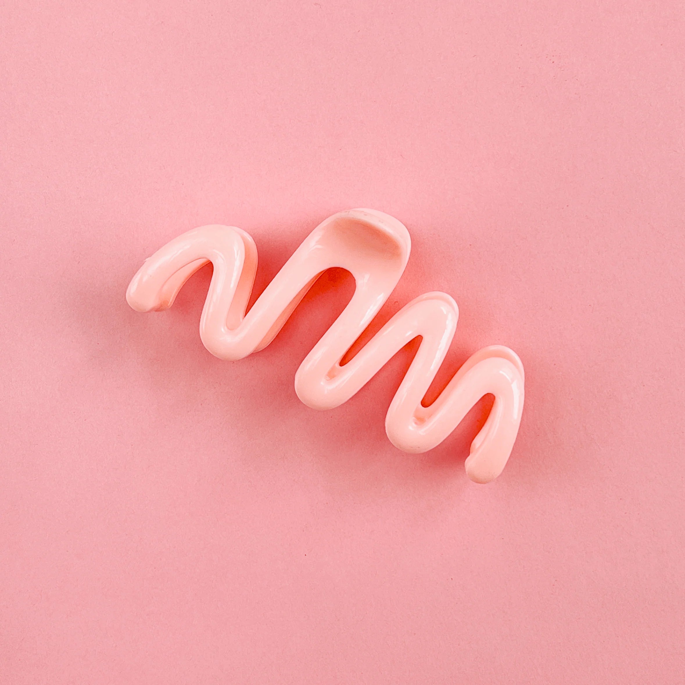 Pink Doodle Hair Clip . – QUA BOXES